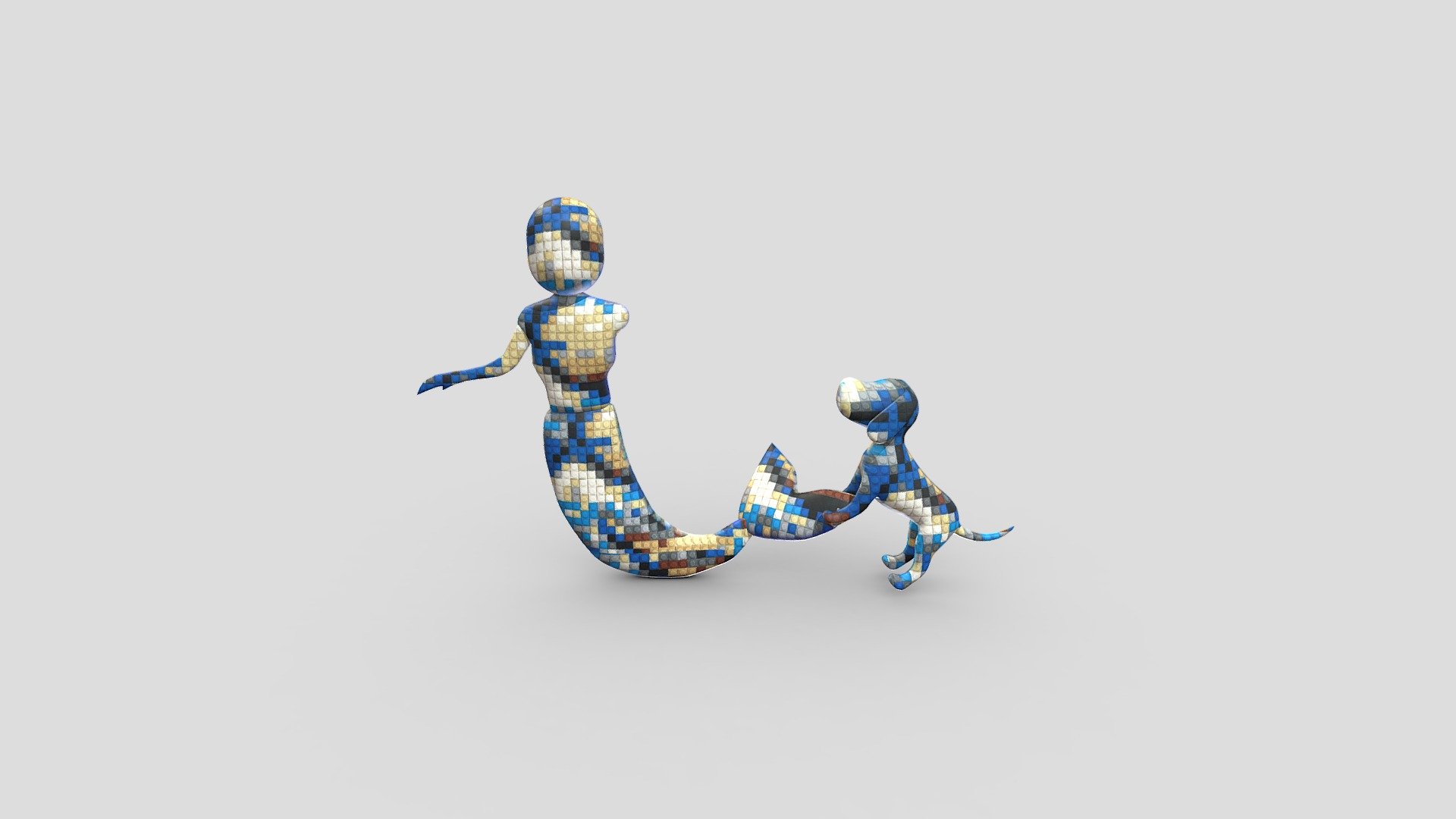 Mermaid with Broken Arm - Download Free 3D model by ueangg [d786799 ...