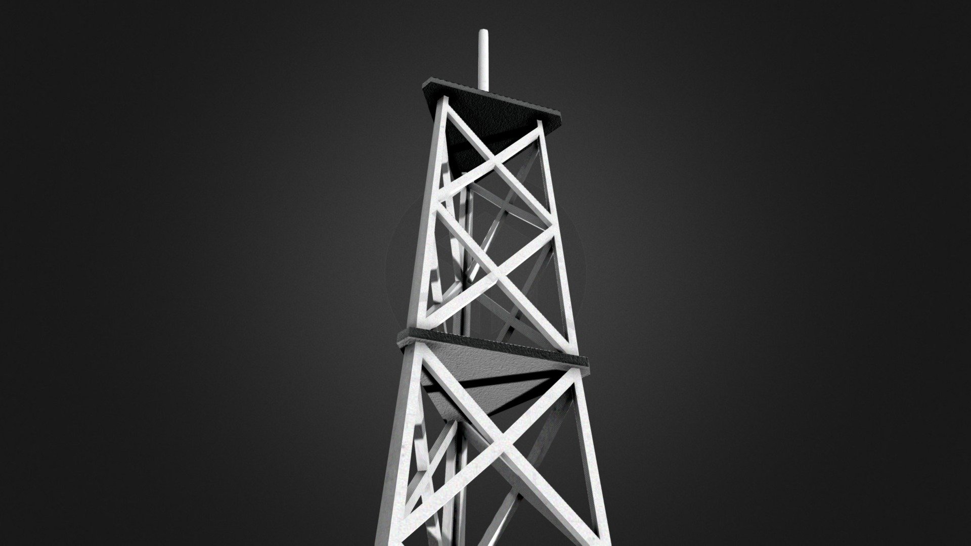 Maszt Sygnałowy signal tower - Download Free 3D model by sebslom [d78682d] - Sketchfab