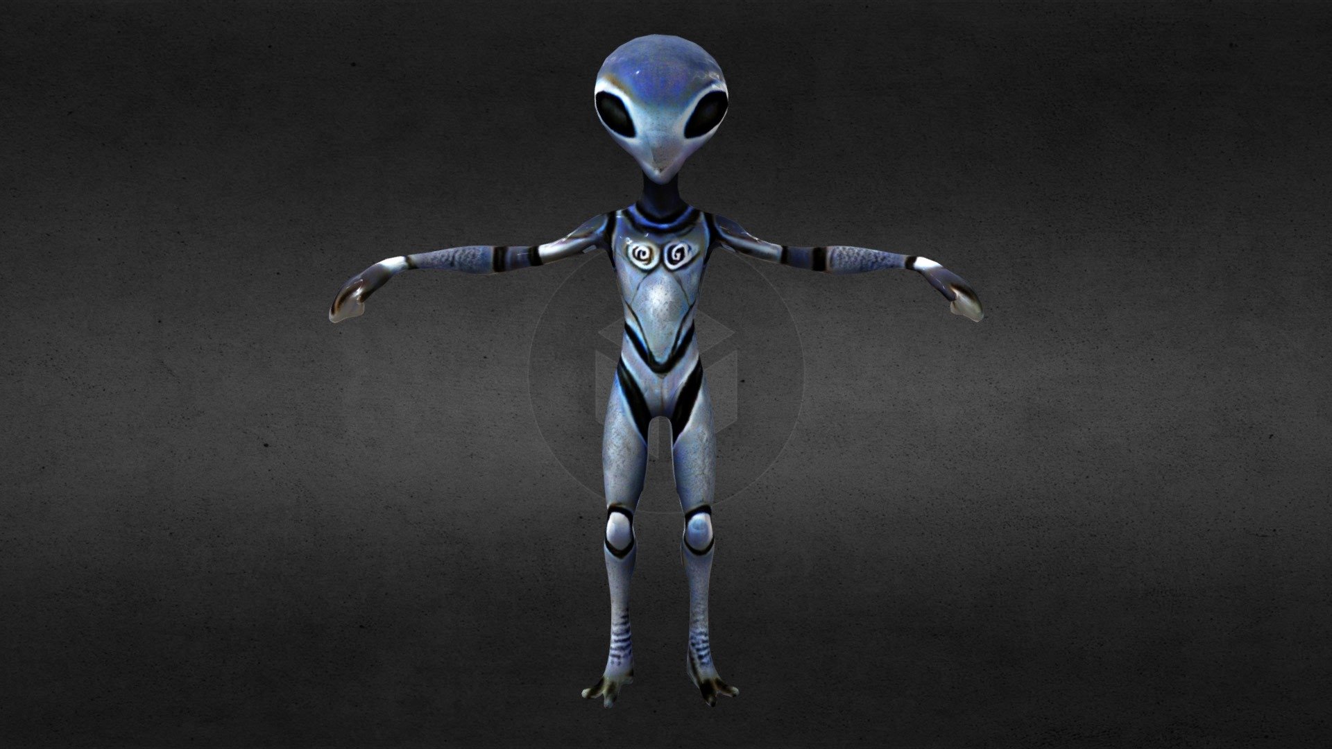Realistic Grey Alien - Buy Royalty Free 3D model by GAM3D (@gam3d ...