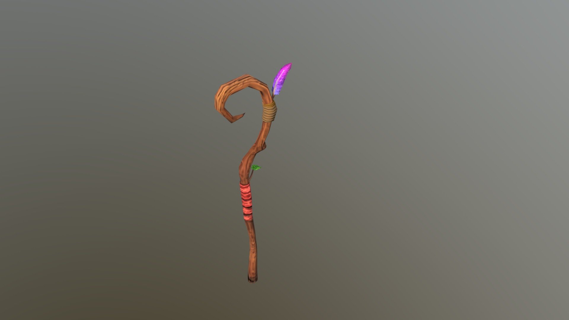 Stylized Mage Staff - 3D model by psicodelik [d7873d5] - Sketchfab