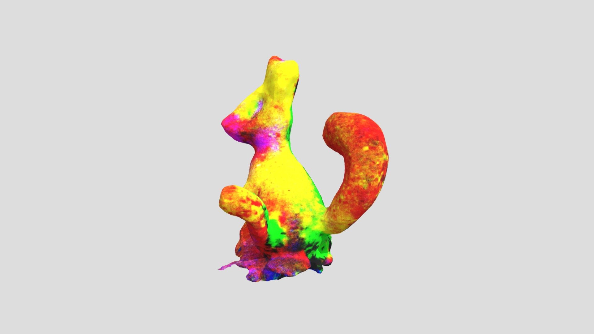 3d model of Alebrijes squirrel with nut, - Download Free 3D model by ...