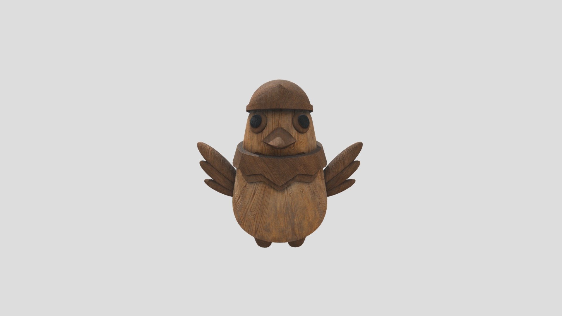 Wooden Bird Sculpture - Download Free 3D model by Ito_moore ...