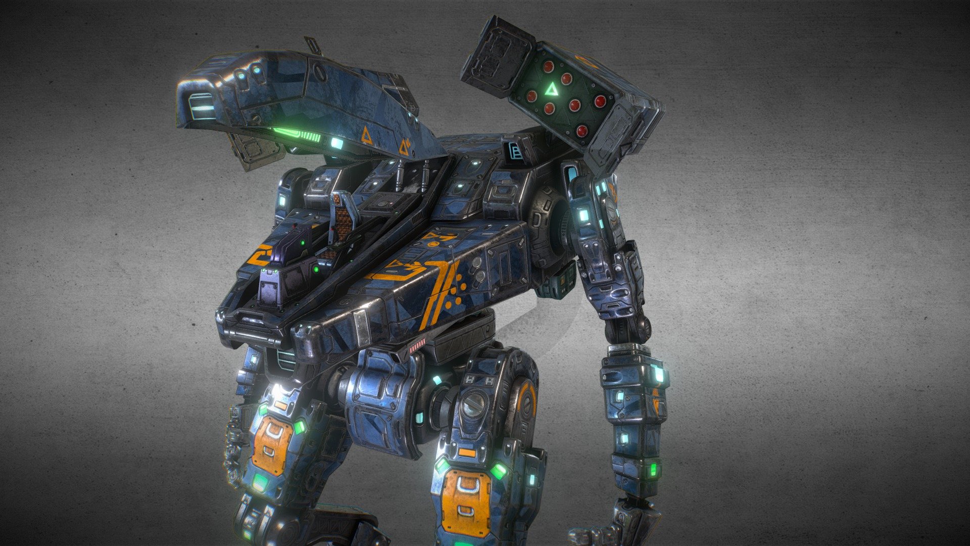 Original Mech Design - 3D model by willphase1 [d789245] - Sketchfab
