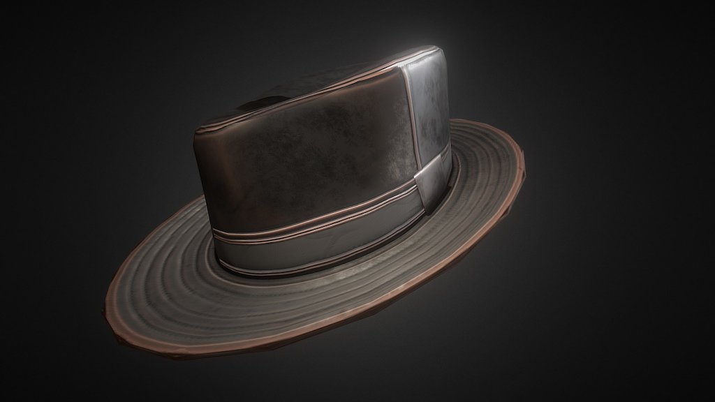 Hat [Low poly] - 3D model by Julián Campillo (@jkflaz1717) [d789554 ...