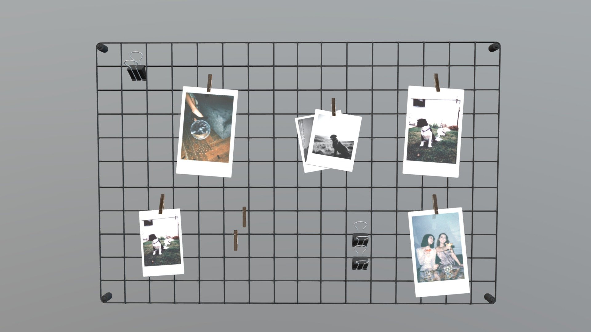 Office decor memory board - 3D model by Chenchanchong [d78f684] - Sketchfab