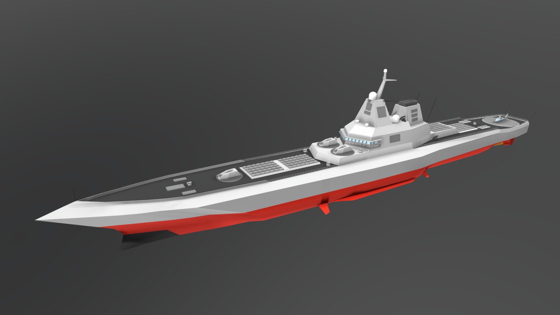 Type 1000 Zheng He Class Battleship - 3D model by Pippa (@Planetrix23 ...