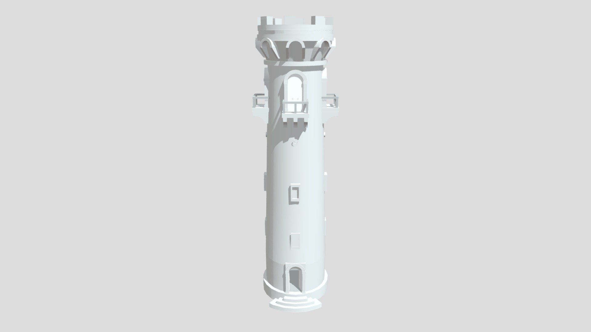 Medieval Tower - Download Free 3D model by ax3 [d790a58] - Sketchfab