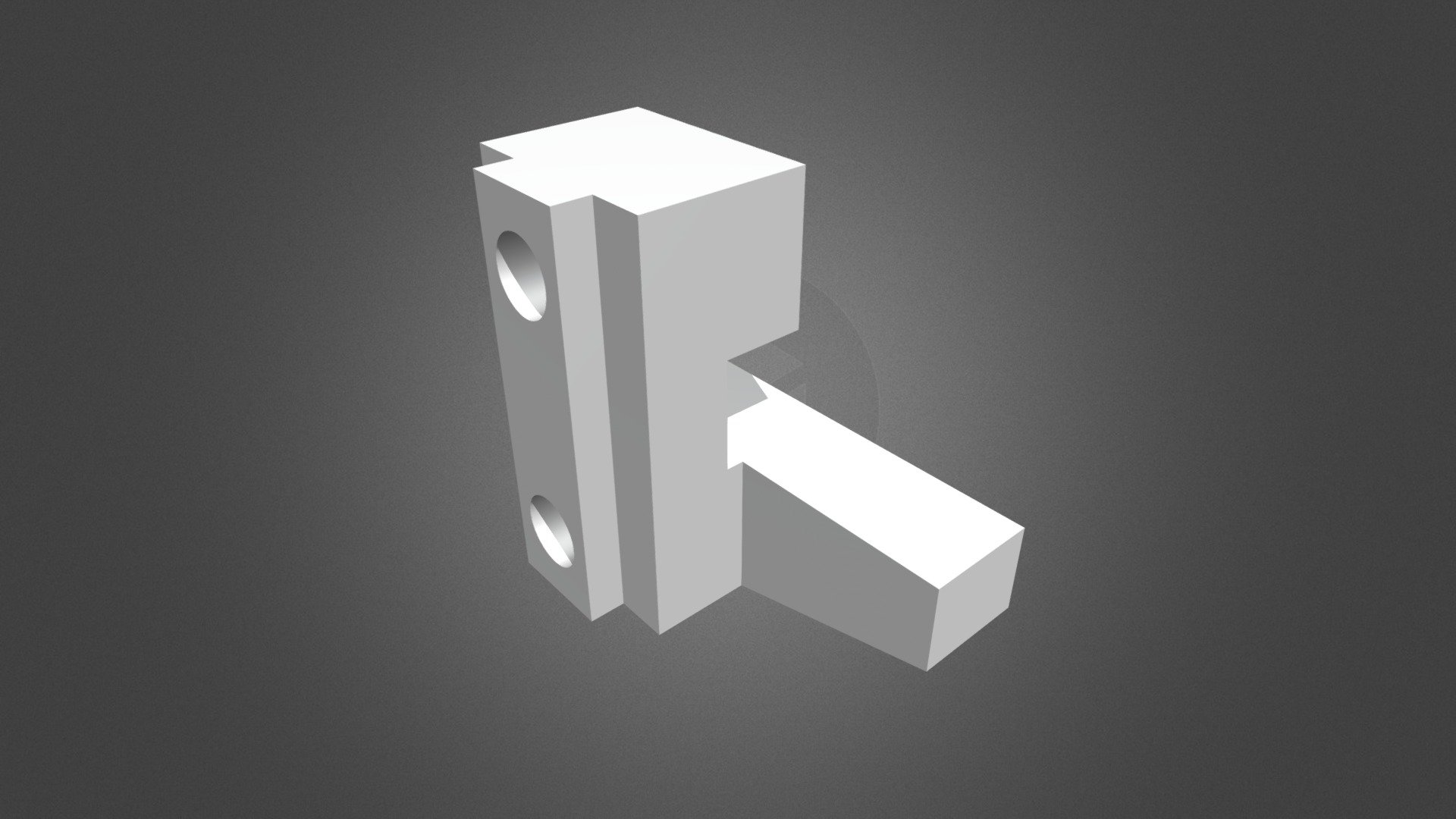 Swing Bracket - 3D model by Steven Bioletti | Steveb3d (@steveb3d ...