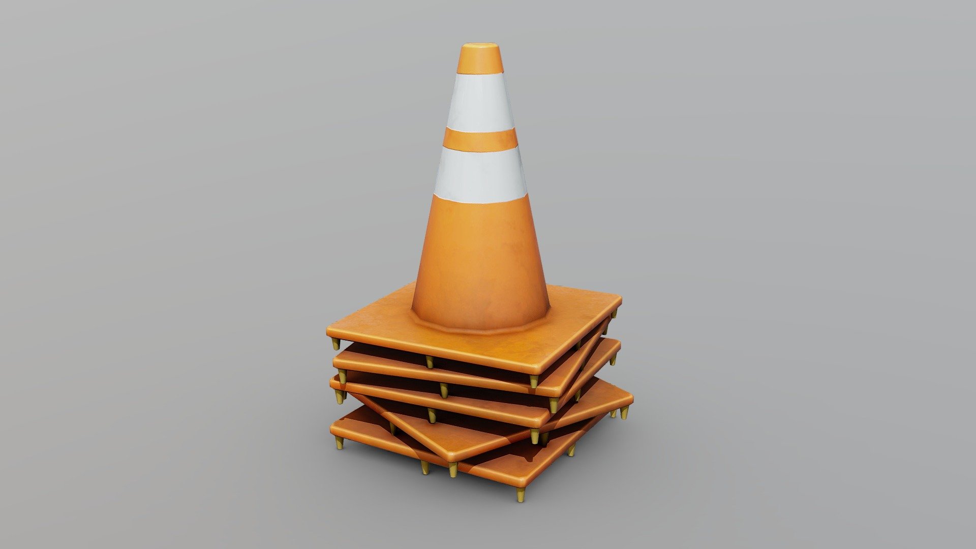 Stack of Traffic Cones - Buy Royalty Free 3D model by Vanessa Araújo ...