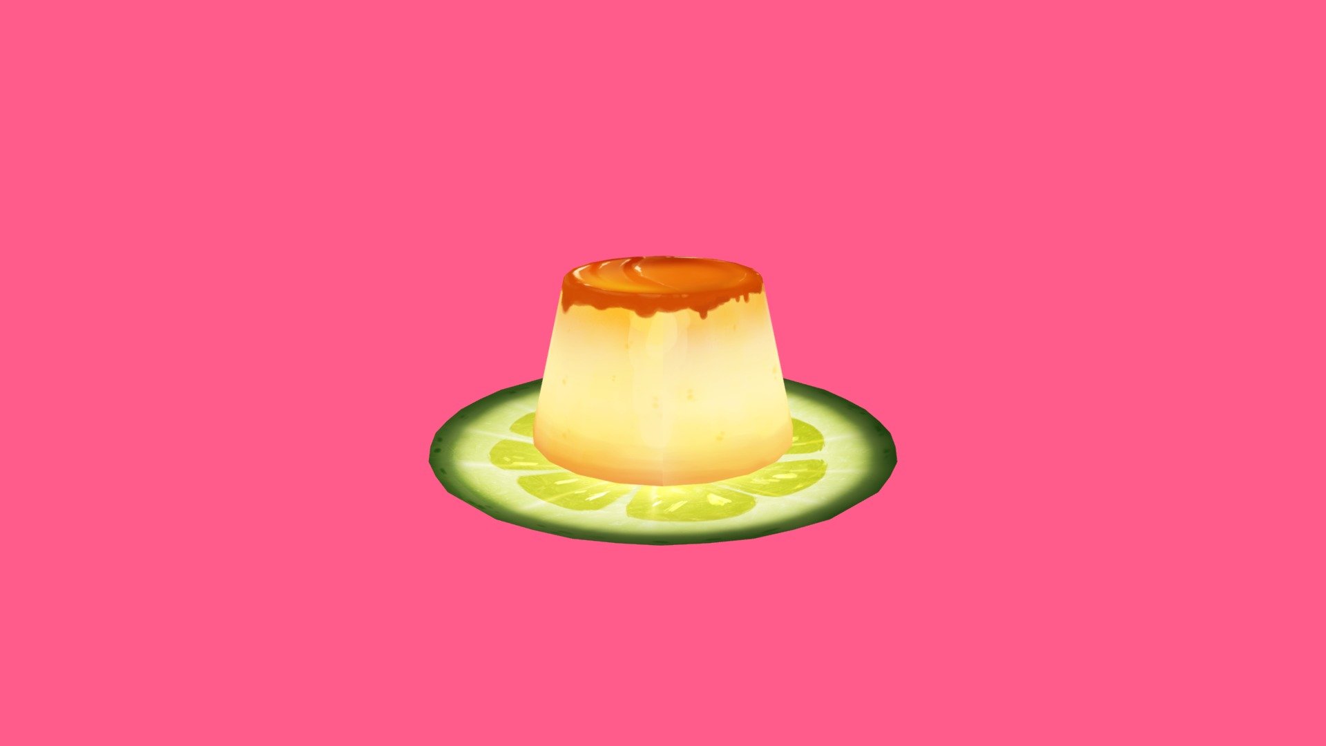 Cute Flan - 3D model by Sadé Collins (@LittleMissSquiggles) [d792750 ...