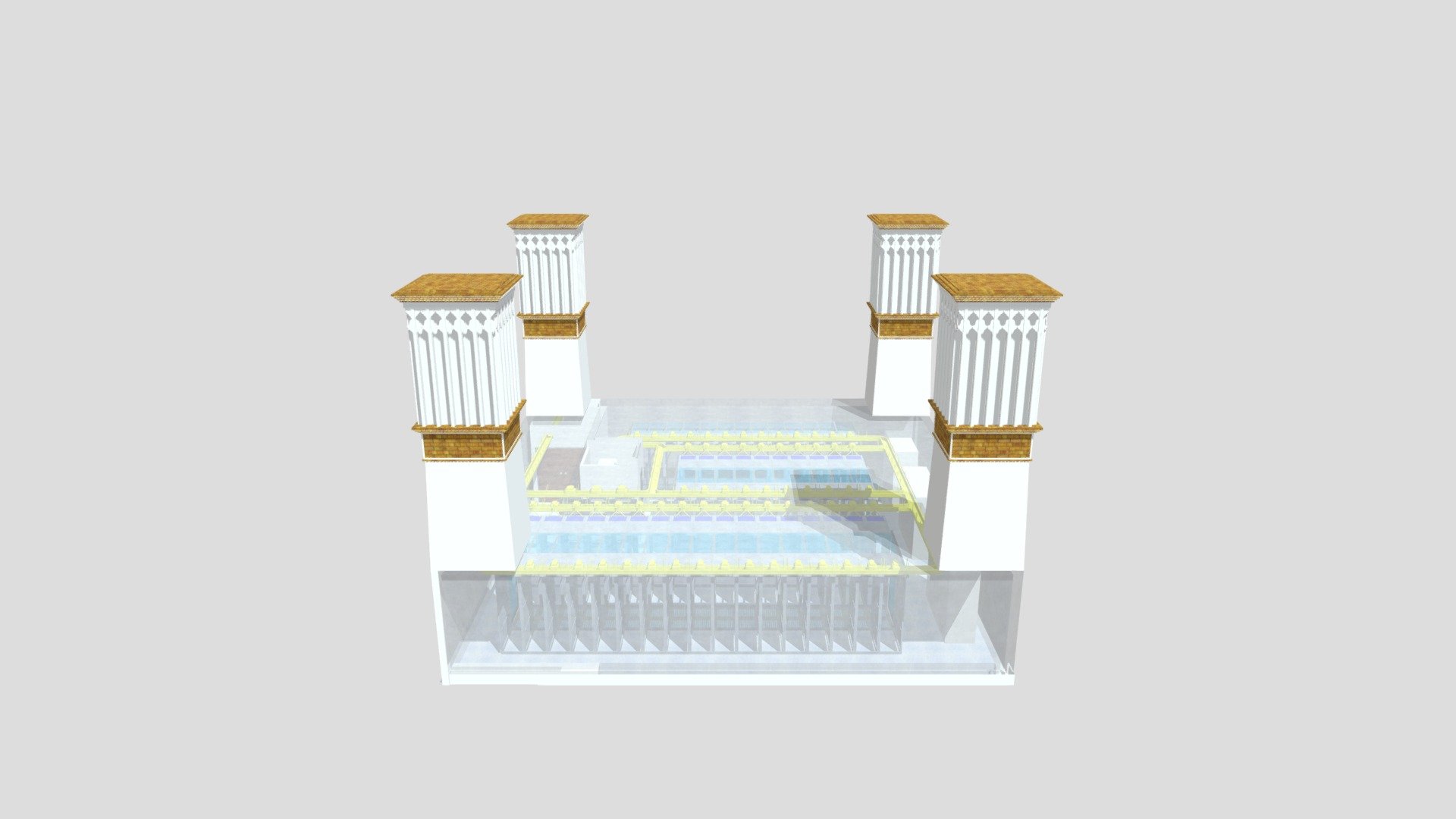 Wind catcher data center - 3D model by charlotteto [d792be5] - Sketchfab