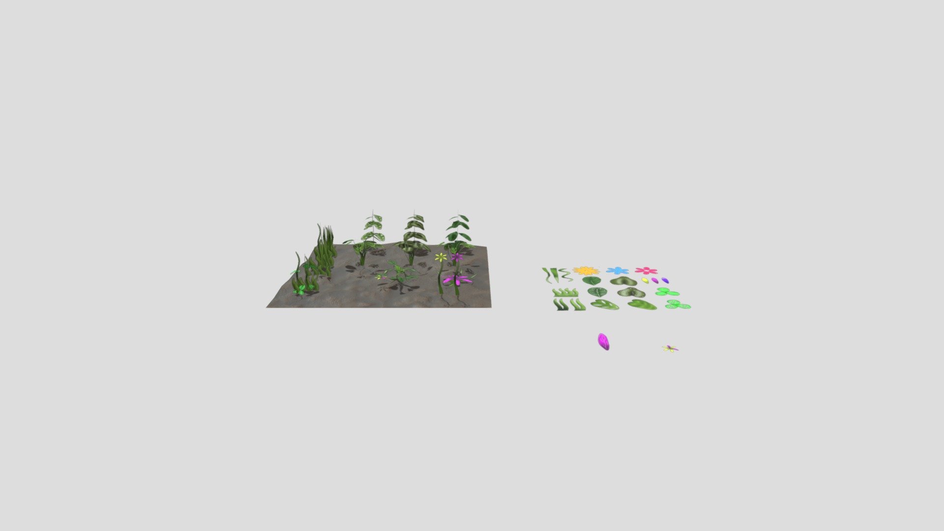 Low Poly Plants - Download Free 3D model by reisskerr [d797d9a] - Sketchfab