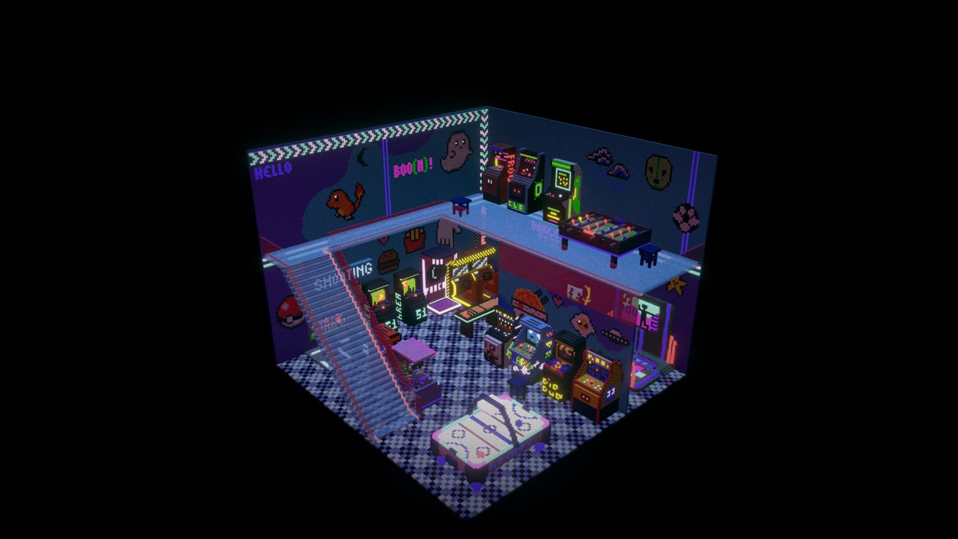 ARCADE - 3D model by podstolina [d7981c4] - Sketchfab