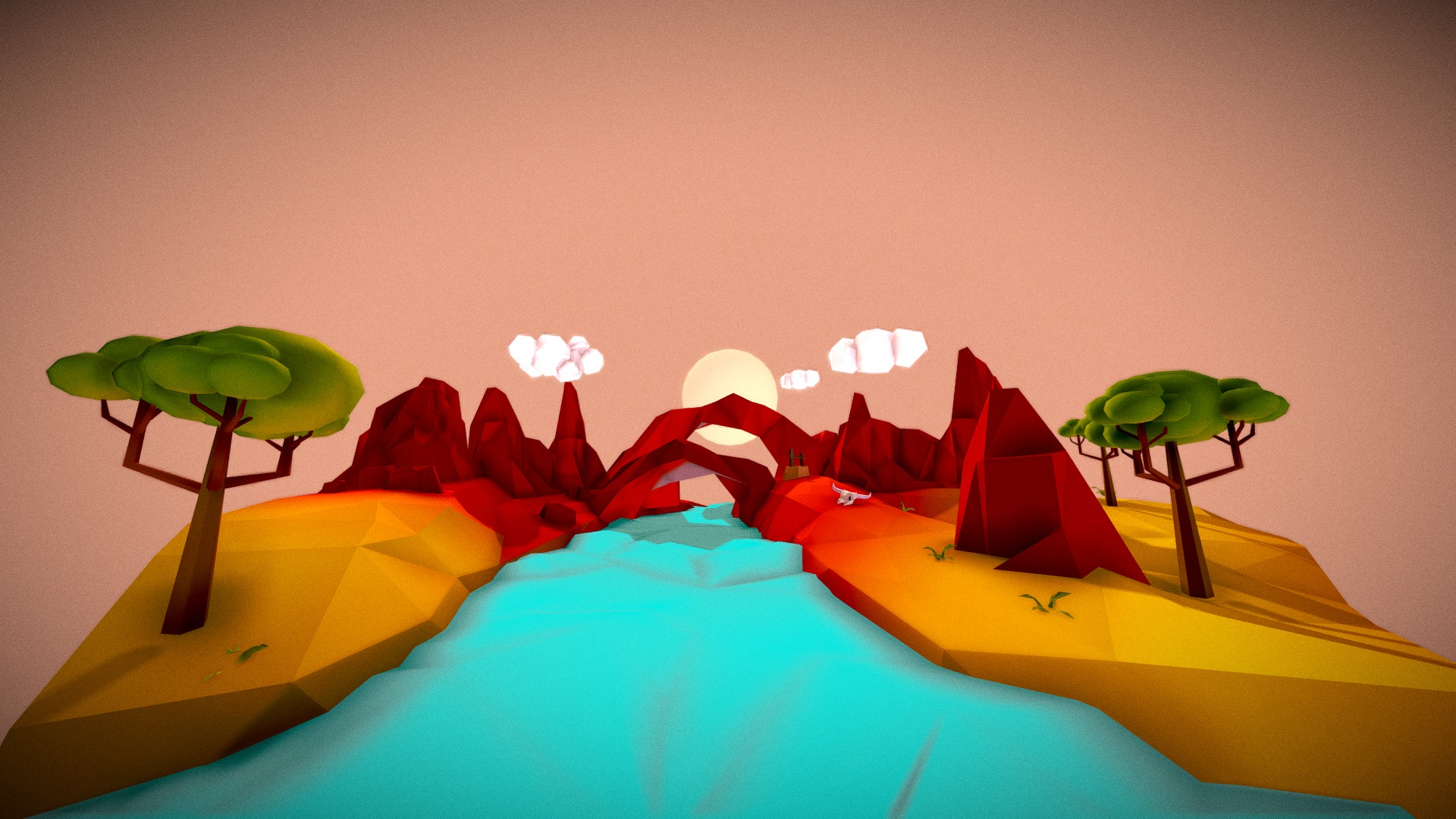 KILP- Sunset Desert - 3D model by B25288 (@Bilal2901) [d79895d] - Sketchfab