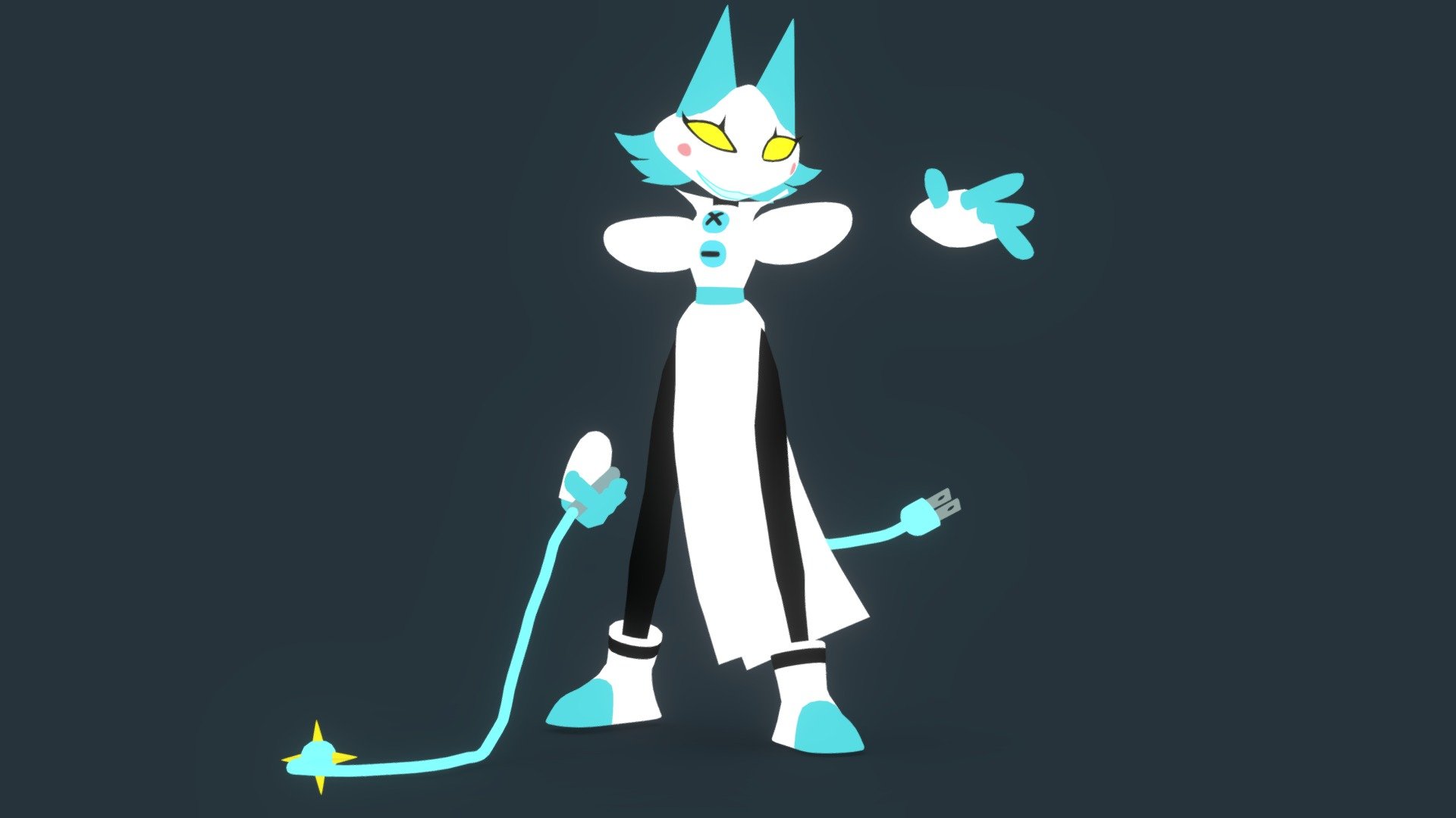 Tasque Manager - Deltarune - 3D model by Zera (@genohwhirl) [d798995 ...