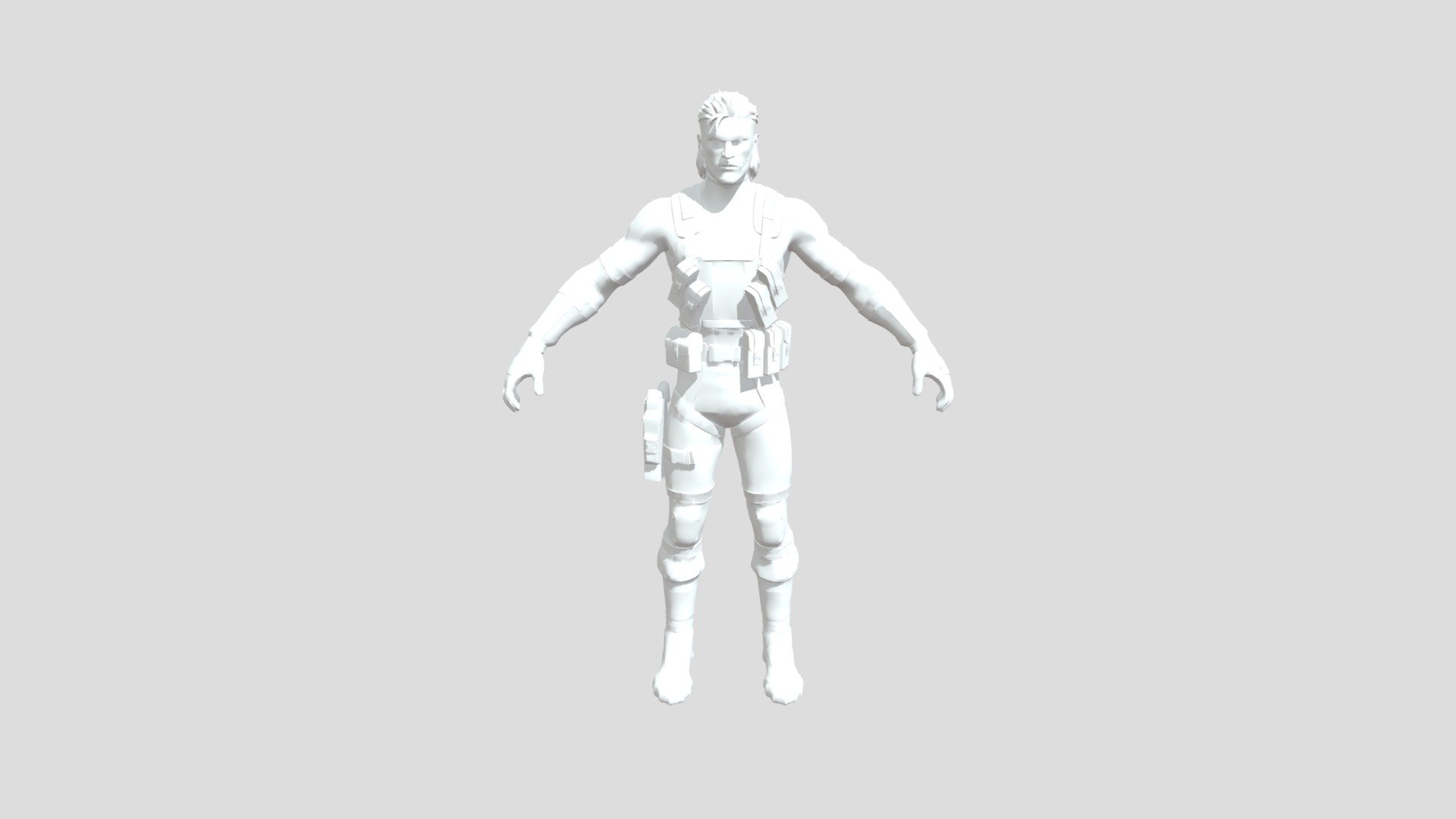 Solid-Snake - 3D model by 3D-tisk [d798e81] - Sketchfab