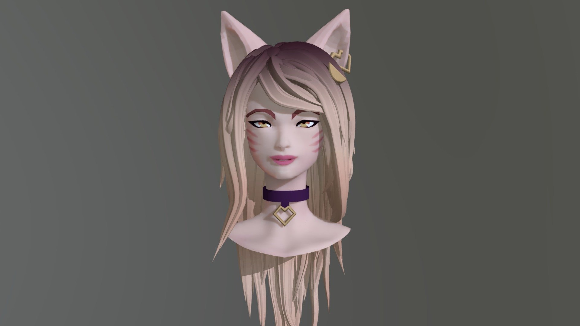 K/DA Ahri - 3D model by Pontinz [d79a497] - Sketchfab
