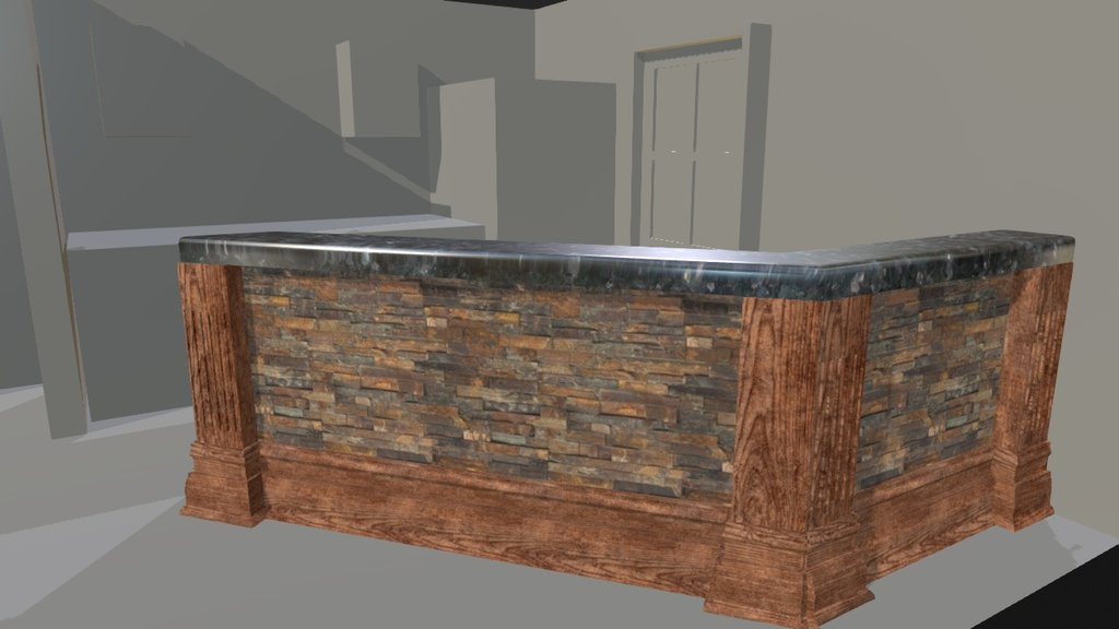 Bar - 3D model by Adam Crockett (@adamcrockett) [d79b943] - Sketchfab