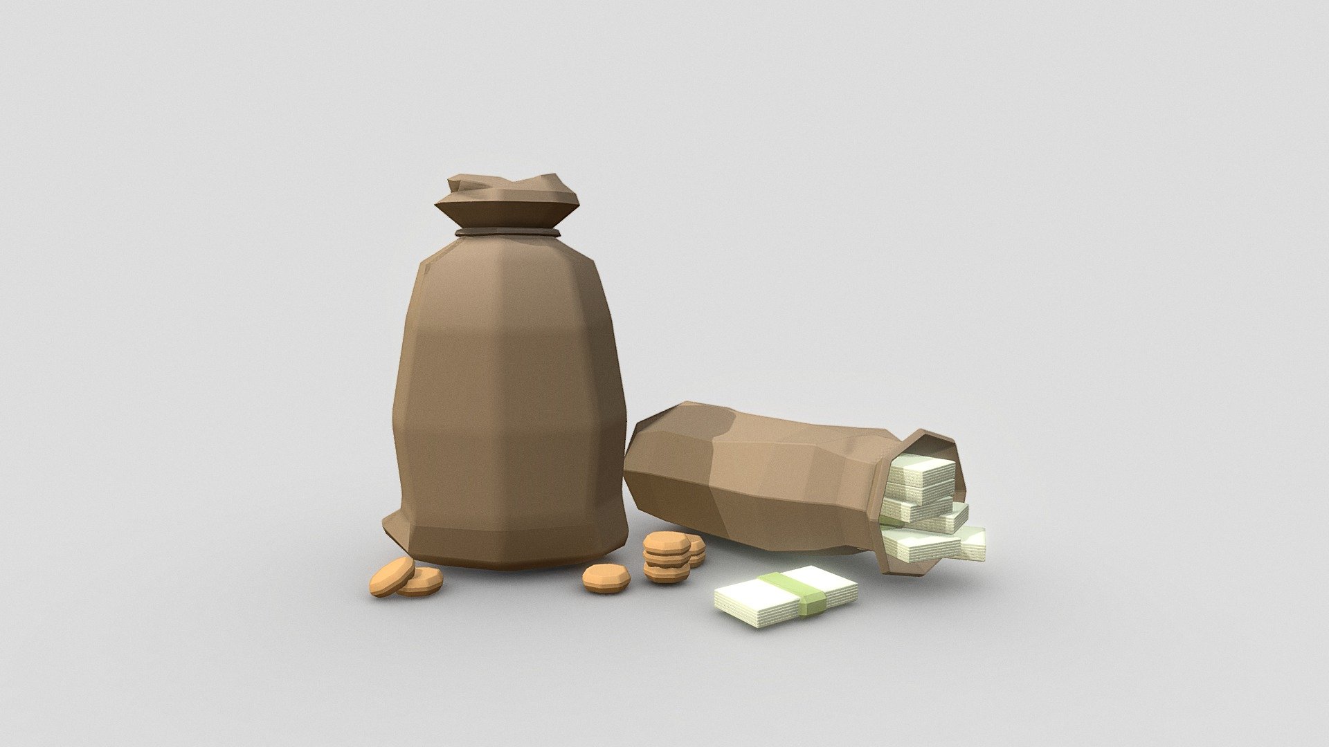 low poly change pocket - 3D model by GJ (@GJ10) [d79e4f5] - Sketchfab