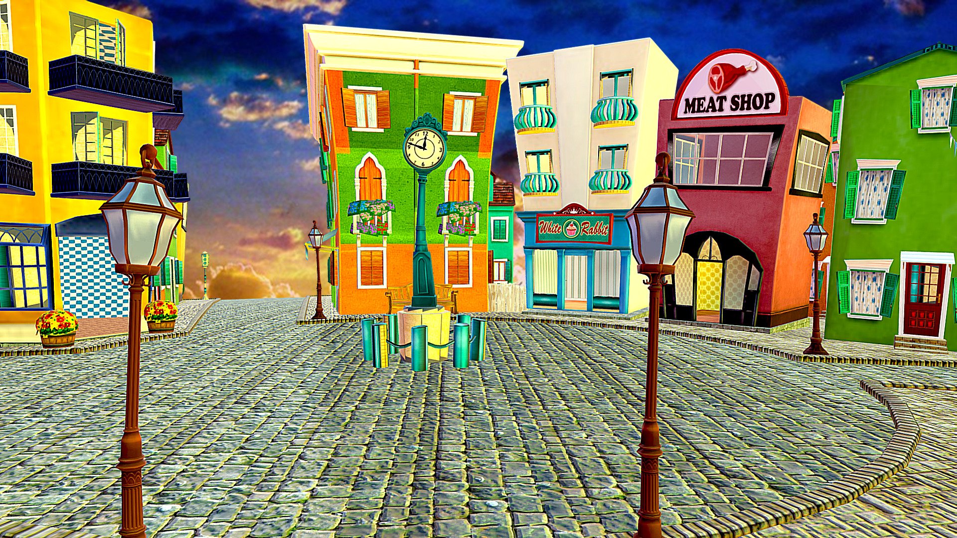 FunTown - 3D model by Ali_Sha [d79e82f] - Sketchfab