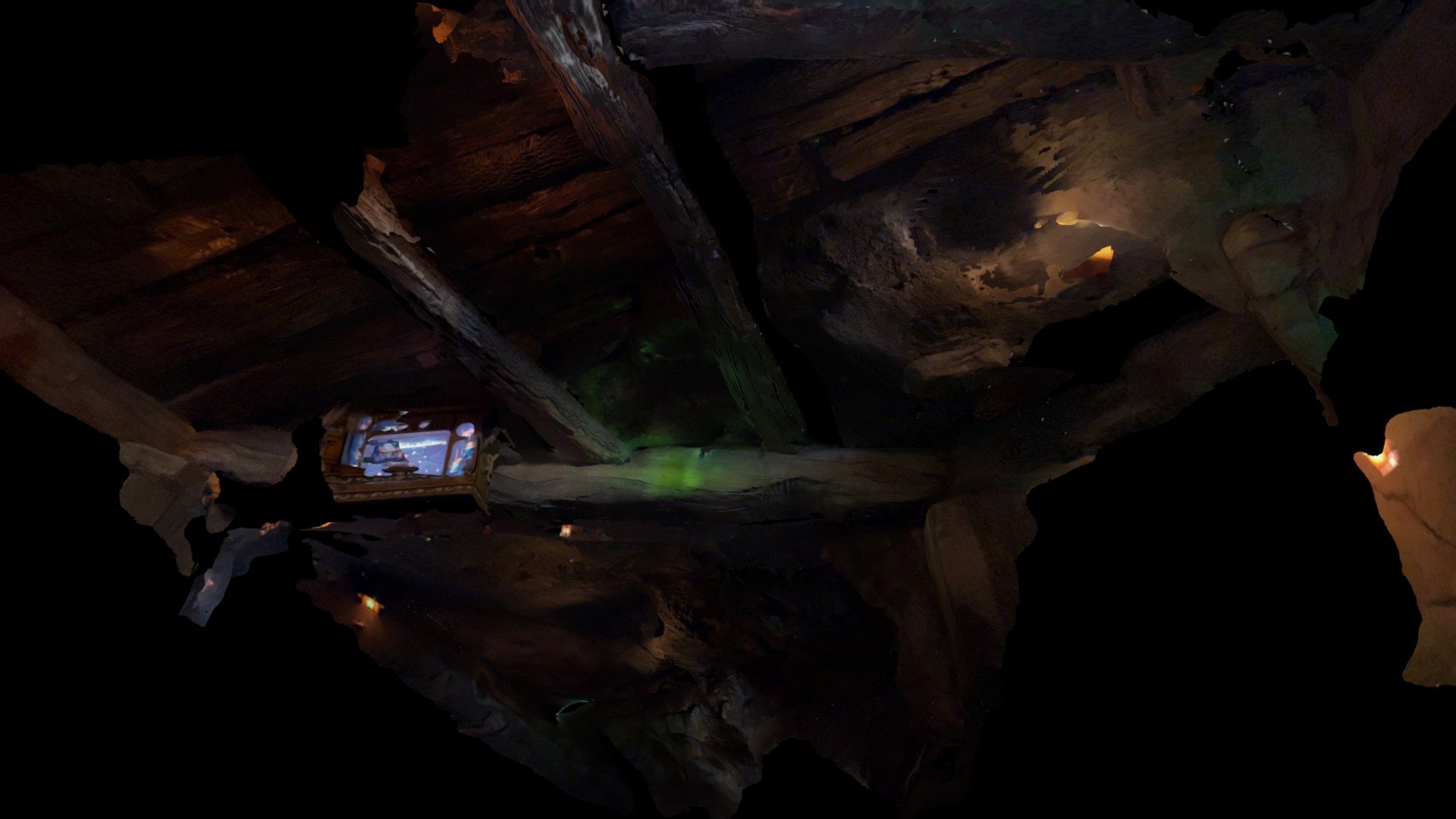 Seven Dwarves mine train ceiling 1 - Download Free 3D model by ...