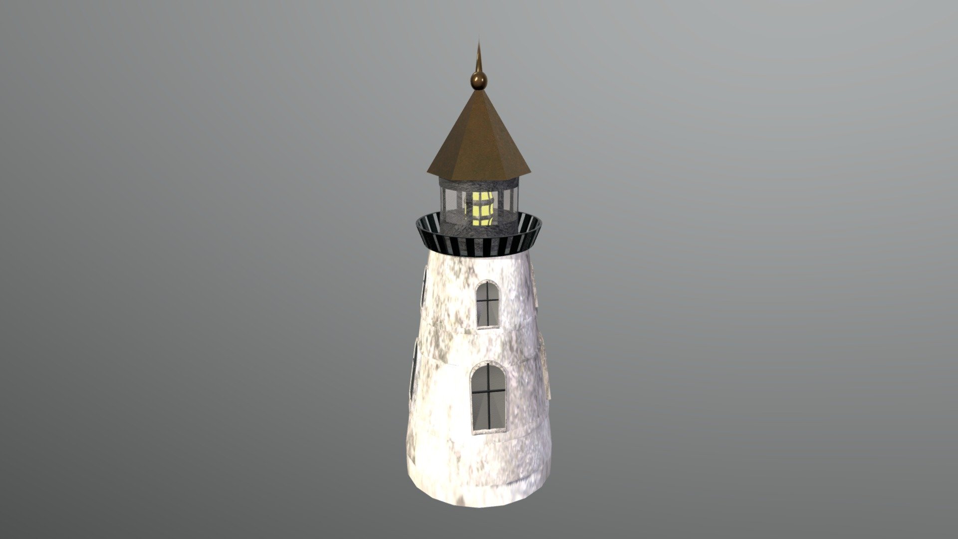 Lighthouse - 3D model by Mathew Harris (@10959101) [d7a0e90] - Sketchfab