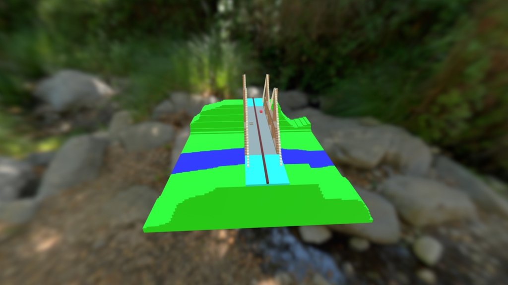 River bridge - 3D model by 3D Slash (@3dslash) [d7a16d9] - Sketchfab