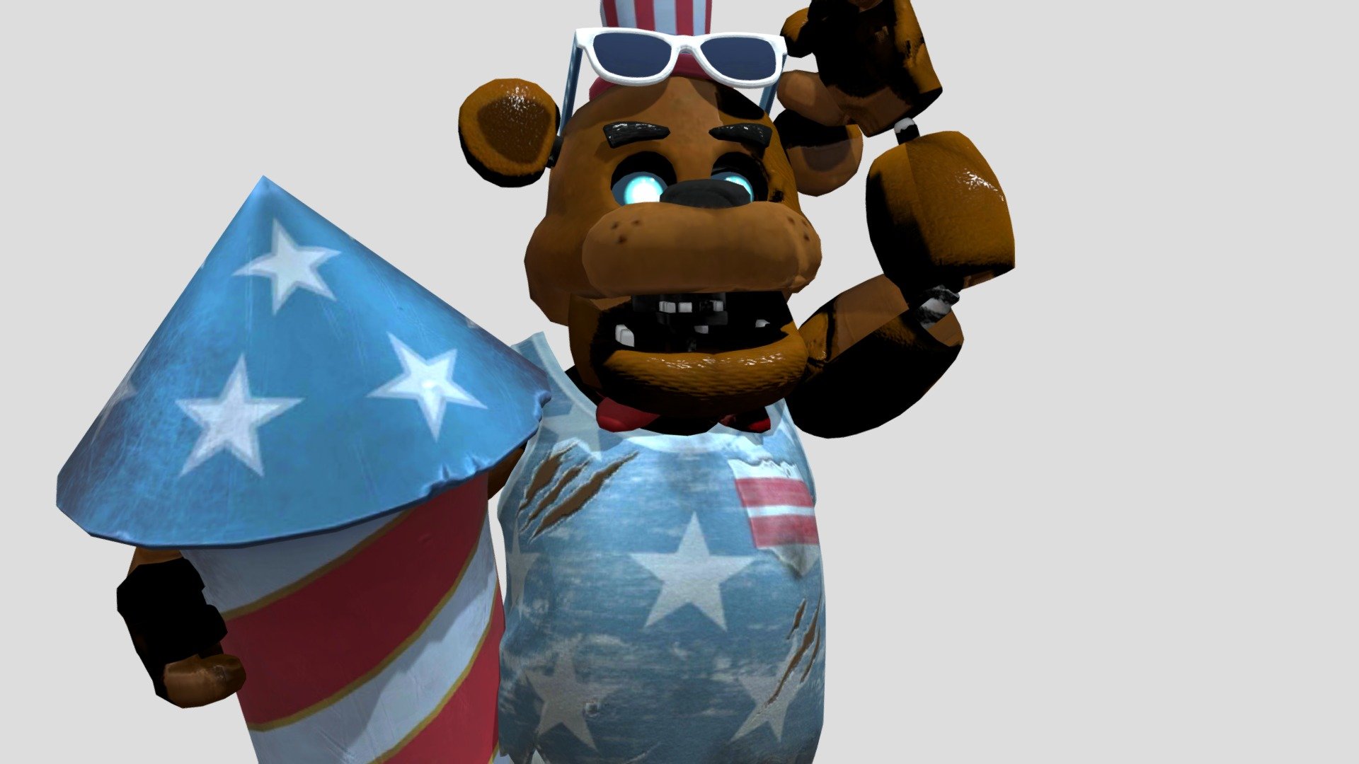 Firework Freddy - Download Free 3D model by OrangeSauceu [d7a3b73 ...