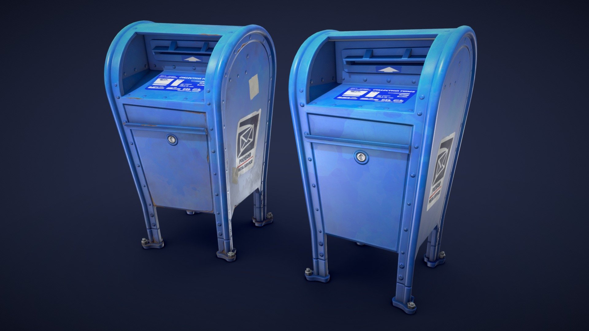 Stylized Mailbox - Low Poly - Buy Royalty Free 3D model by LarkArt ...