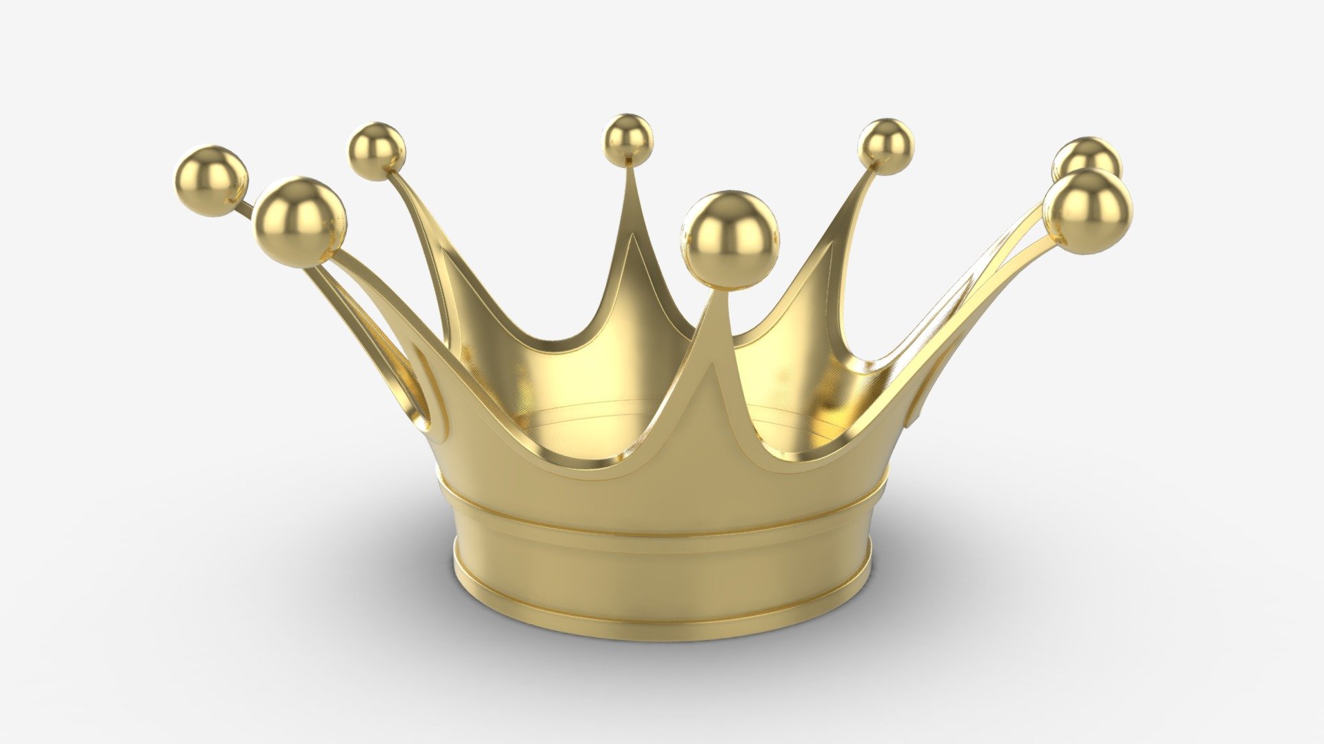 Royal coronation gold crown 01 - Buy Royalty Free 3D model by HQ3DMOD ...