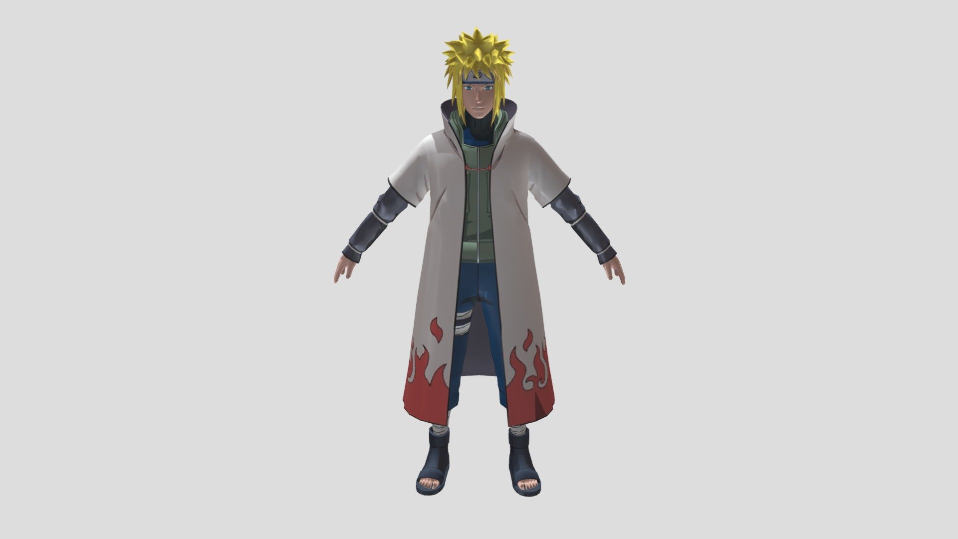 FreeFire New 3D Character Minato Namikaze - Download Free 3D model by ...