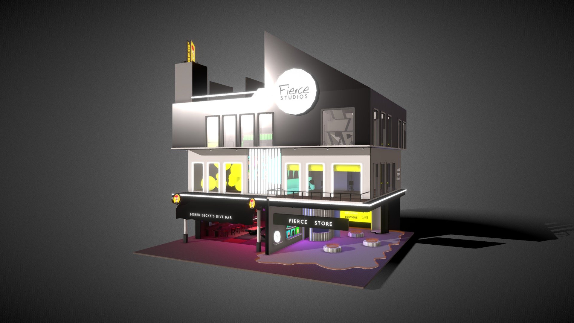 Fierce Studios Metaverse - 3D model by Low Poly Models ...