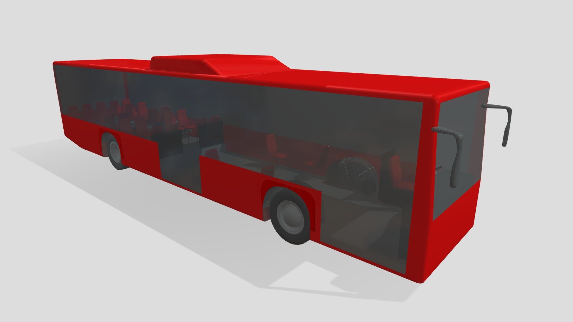 bus autobus coach vehicle car long car - 3D model by kopofx [d7a7eff ...