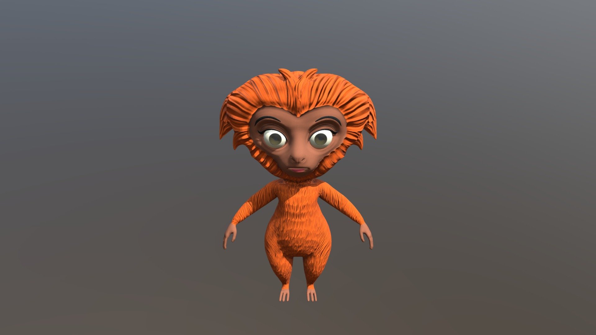 Marcel Monkey - 3D model by BrandXR [d7a843f] - Sketchfab