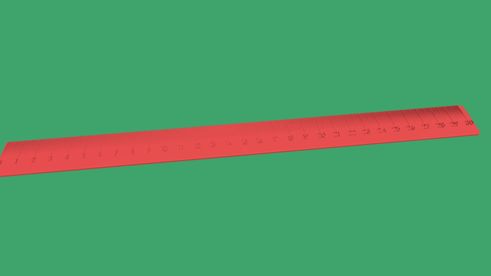 Ruler30cm - 3D model by kingdesigner [d7ac83a] - Sketchfab
