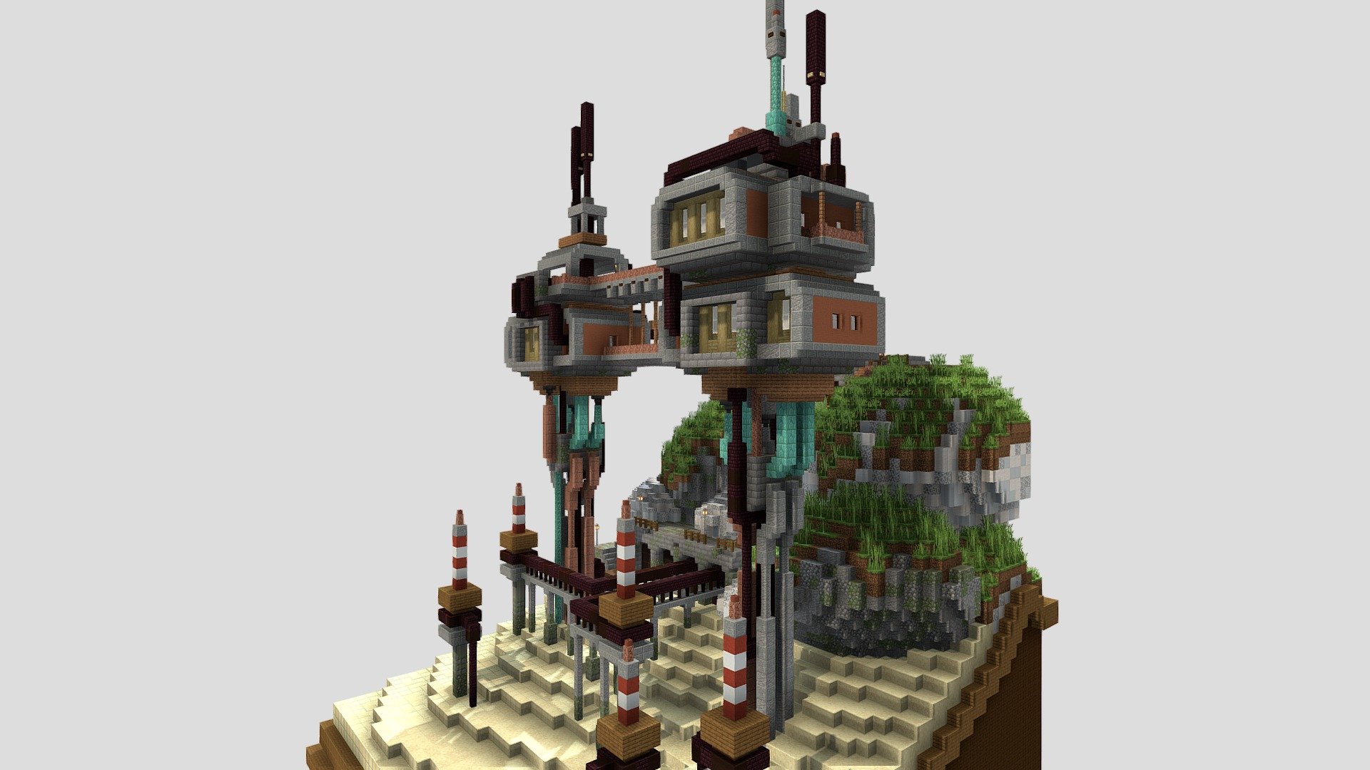 Outpost By The Dry Sea - Download Free 3D model by Juoda [d7ae33b ...