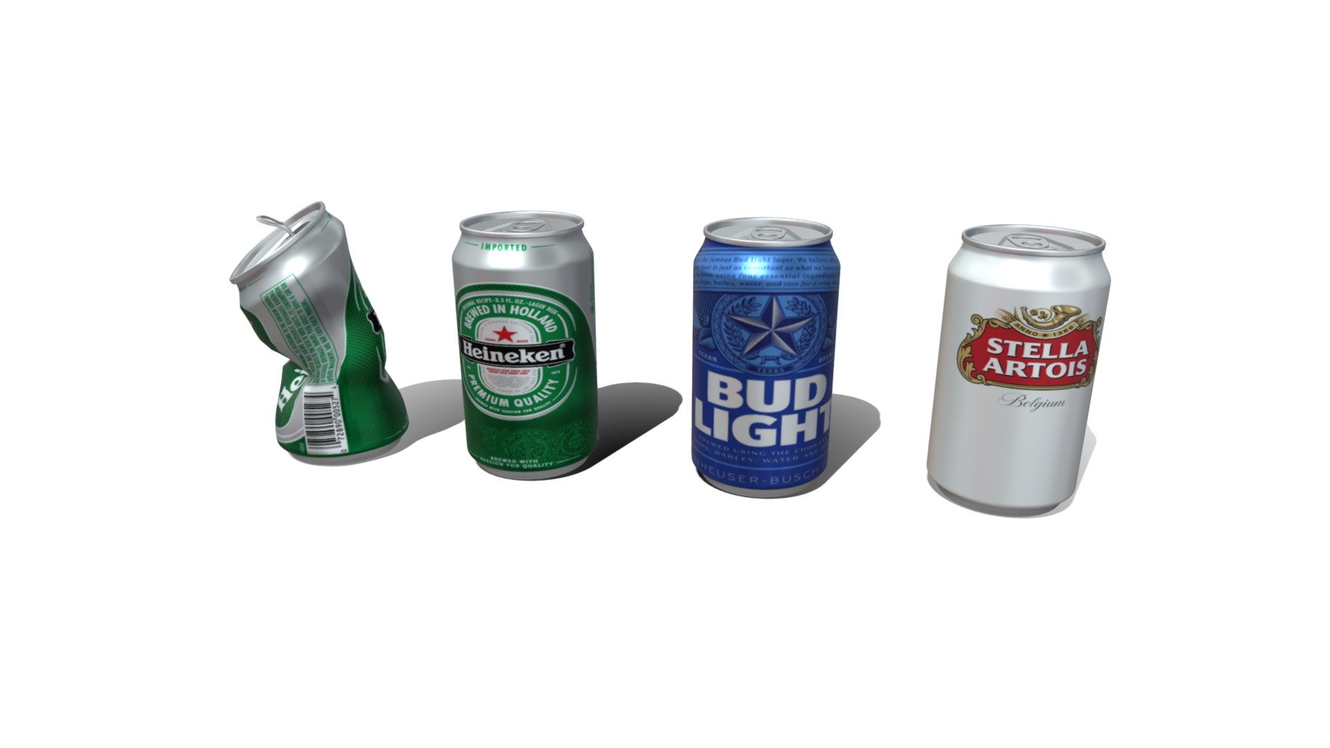 Beer Can Collection - Download Free 3D model by FunctionalResearch_3D ...