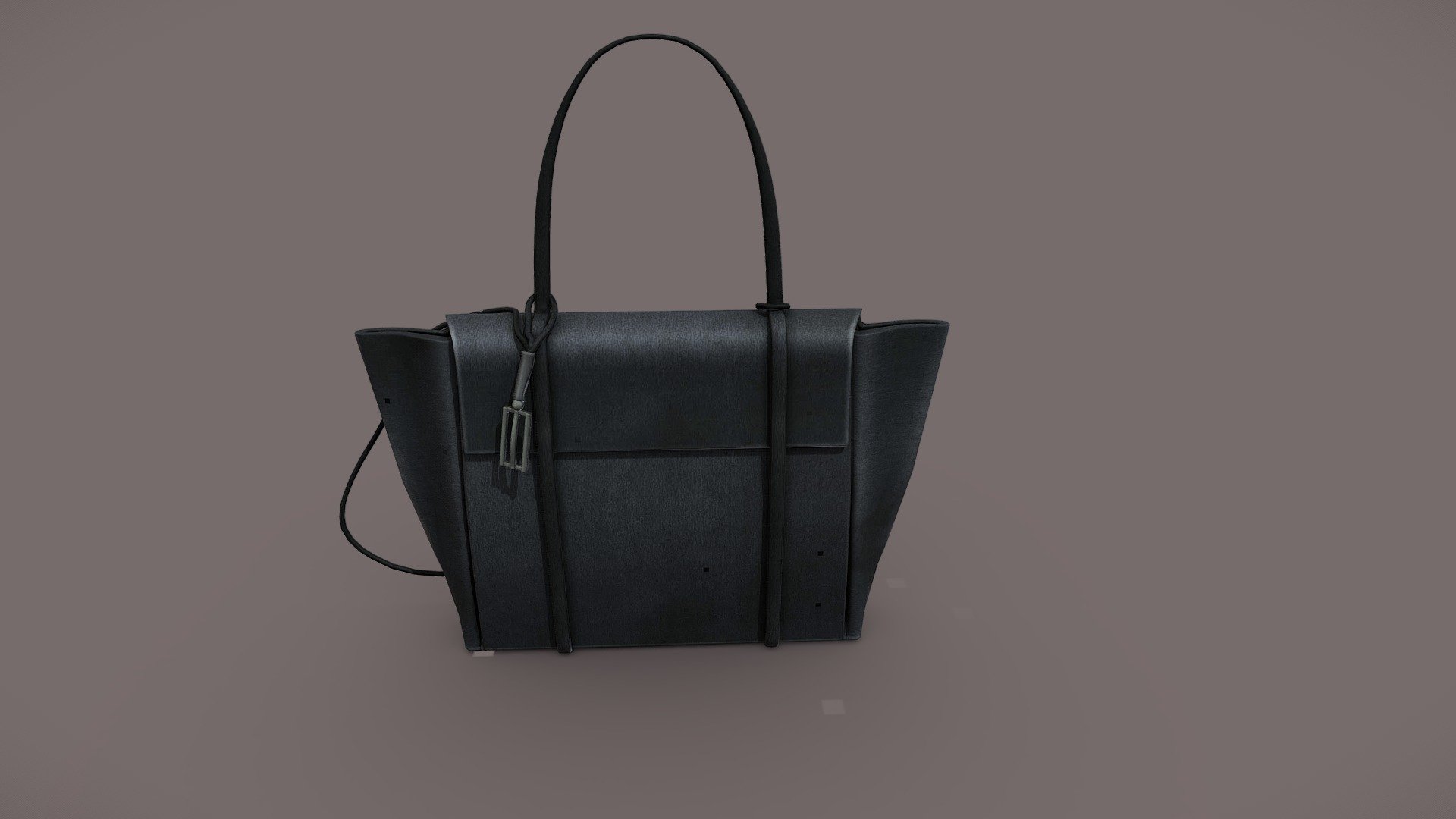 Elegant Female Black Handbag - Buy Royalty Free 3D model by 3dia ...