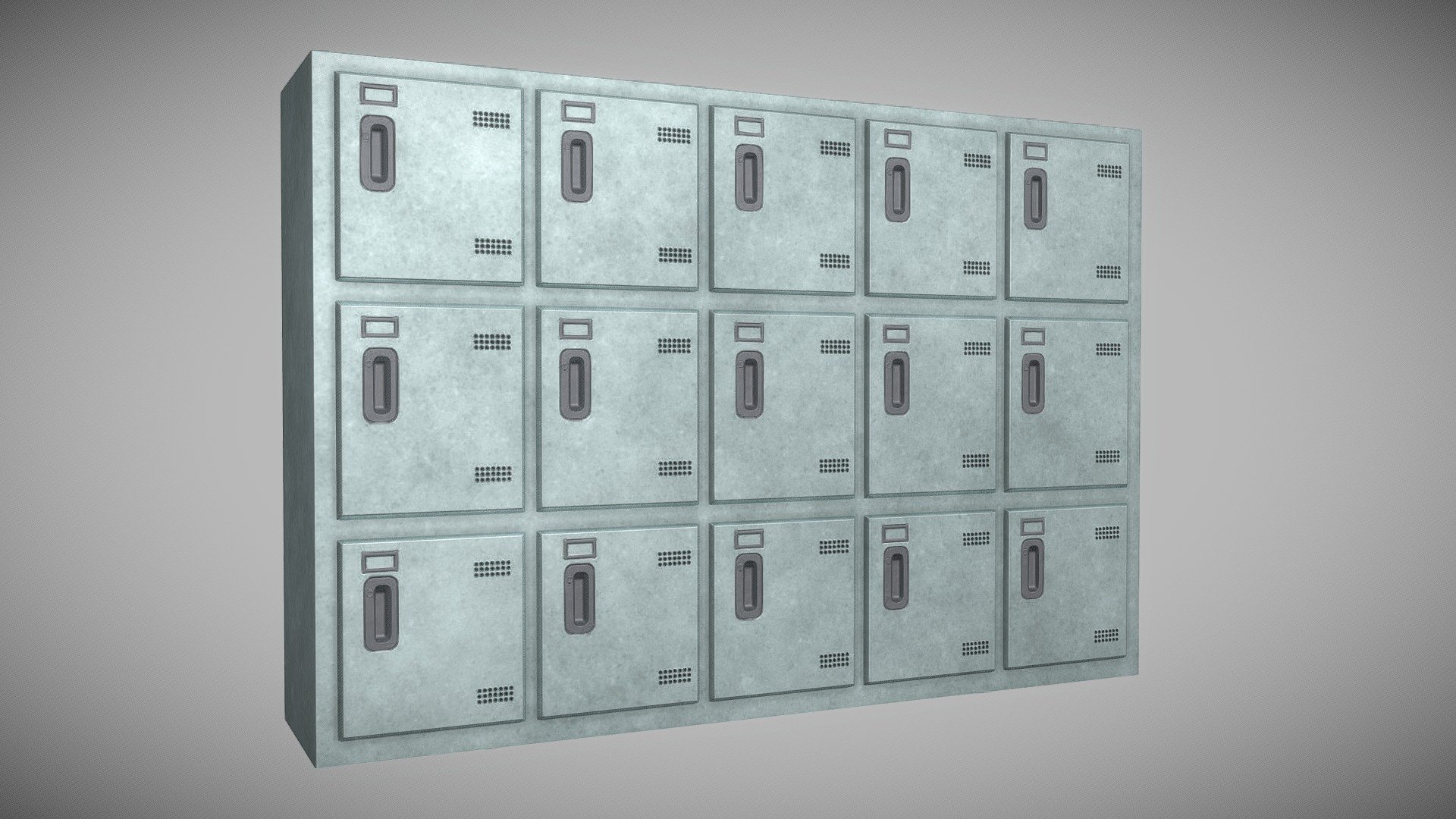 School Lockers - 3D model by Ryan Kiesselbach (@ryankiesselbach ...