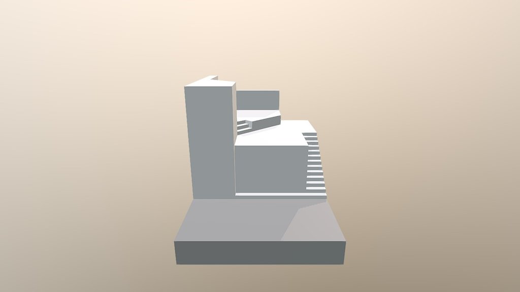 WEEK FOUR_MODEL M - OBLIQUE / CIRCULATION - 3D model by ARCH1015_6 ...