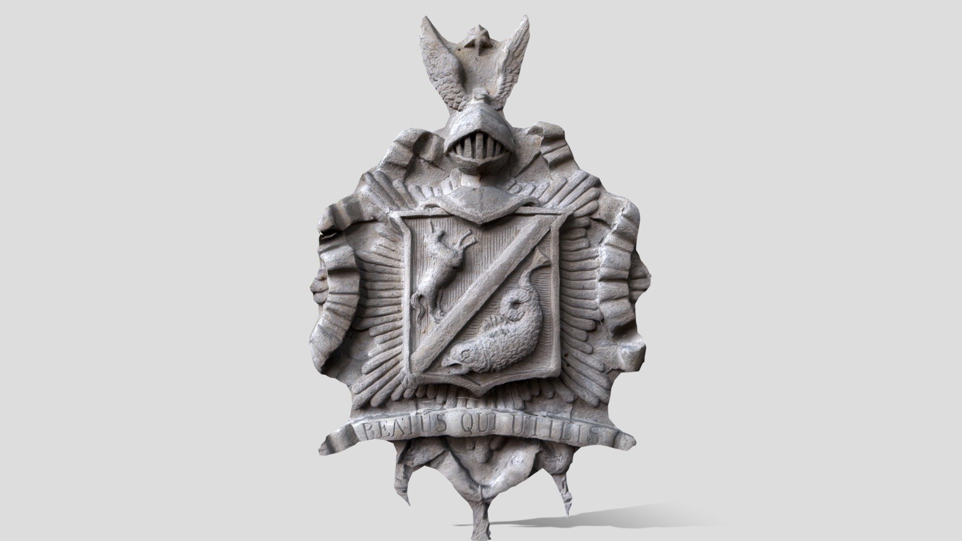 Medieval knight and heraldry relief - Download Free 3D model by ...