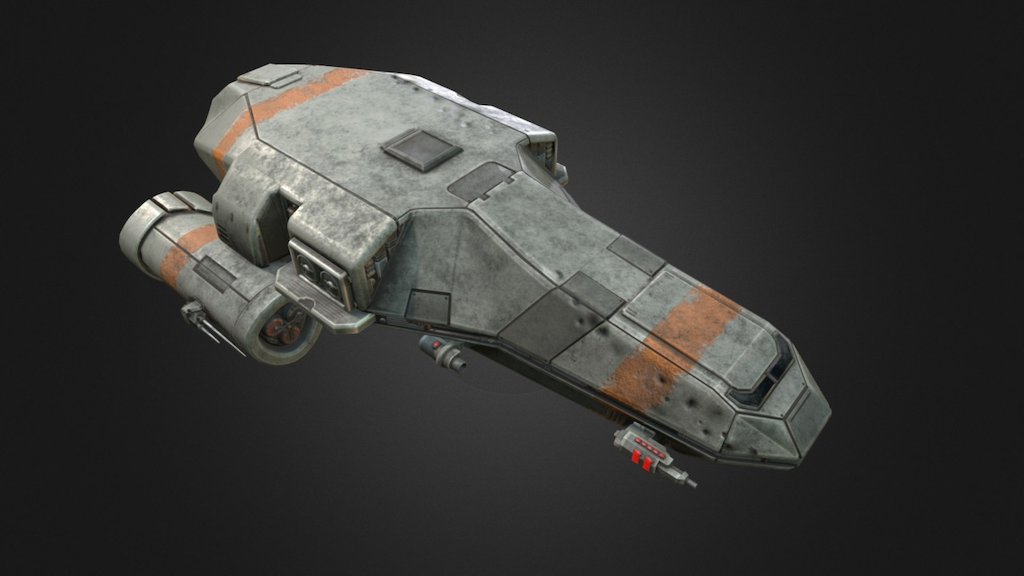 FTL Kestral: Type A - 3D model by dom_littler [d7b7fae] - Sketchfab