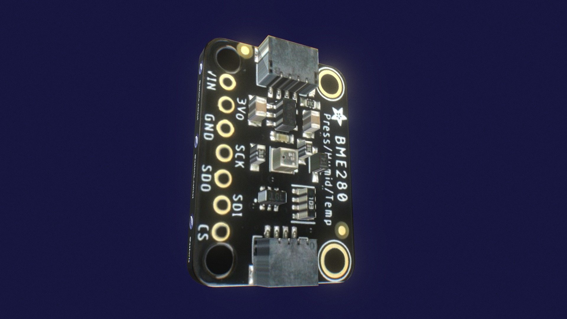 BME280 from adafruit (CanSat Kit component) - Download Free 3D model by ...