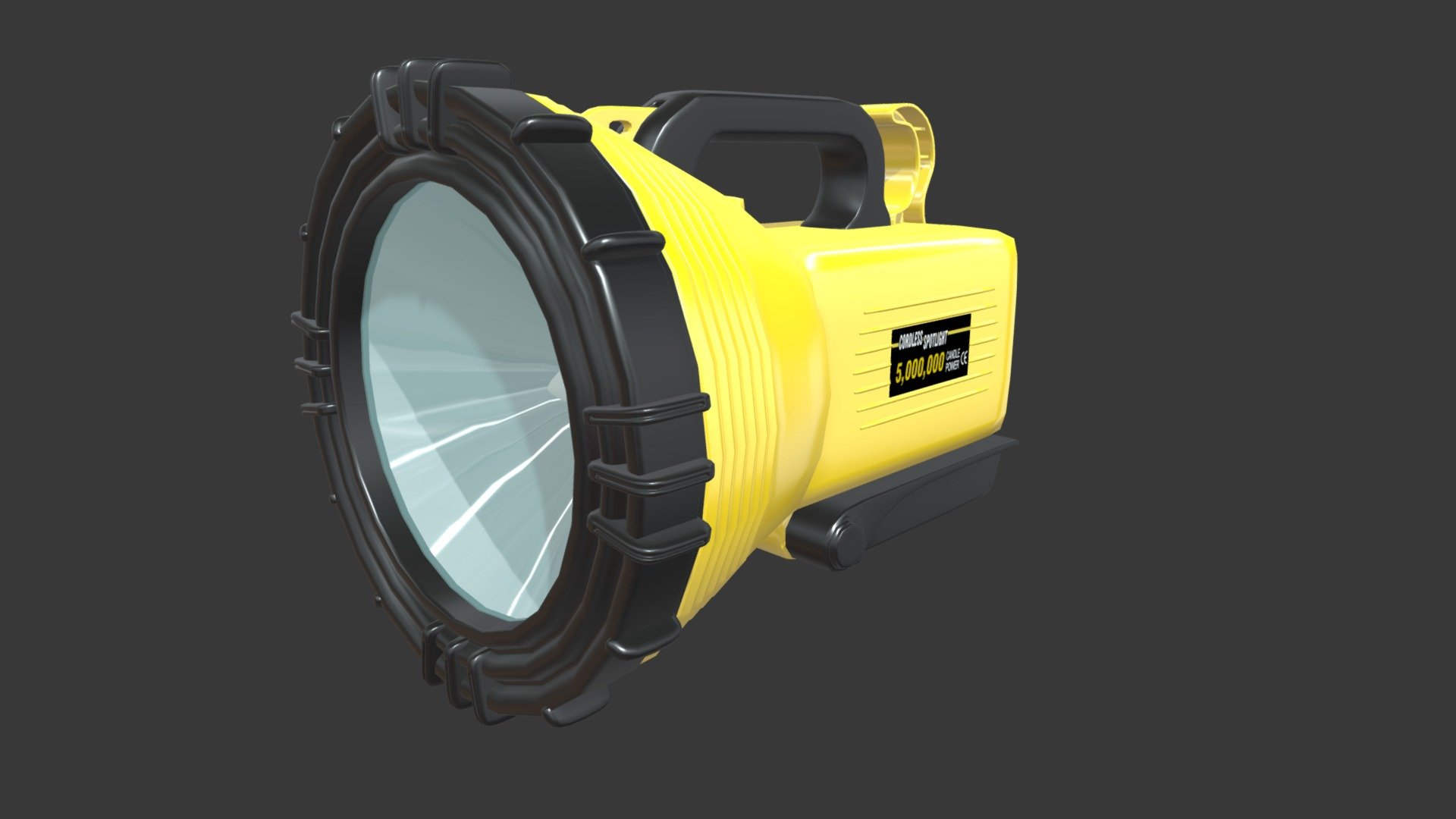 Rechargeable Industrial Torch Light 3D Model - 3D model by nuralam018 ...