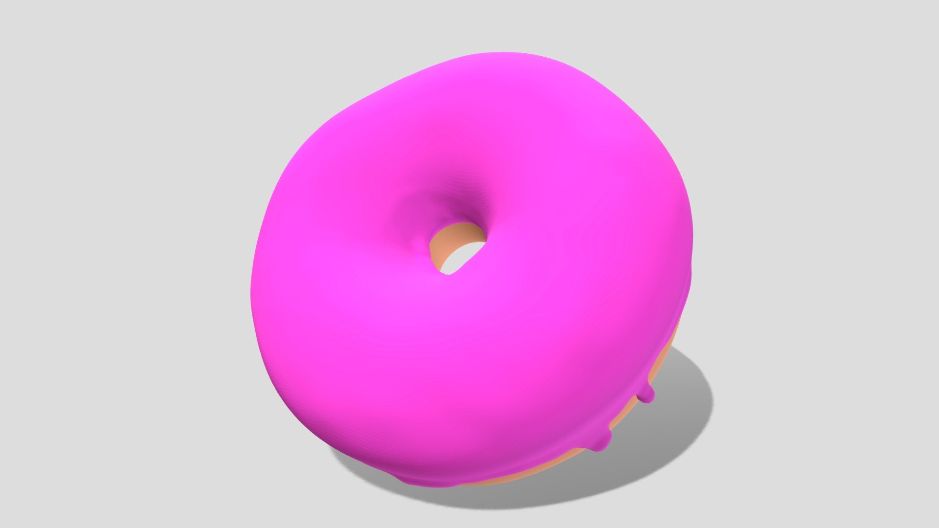 Pink Donut With Rainbow Sprinkles(Unfinished?) - Download Free 3D model ...