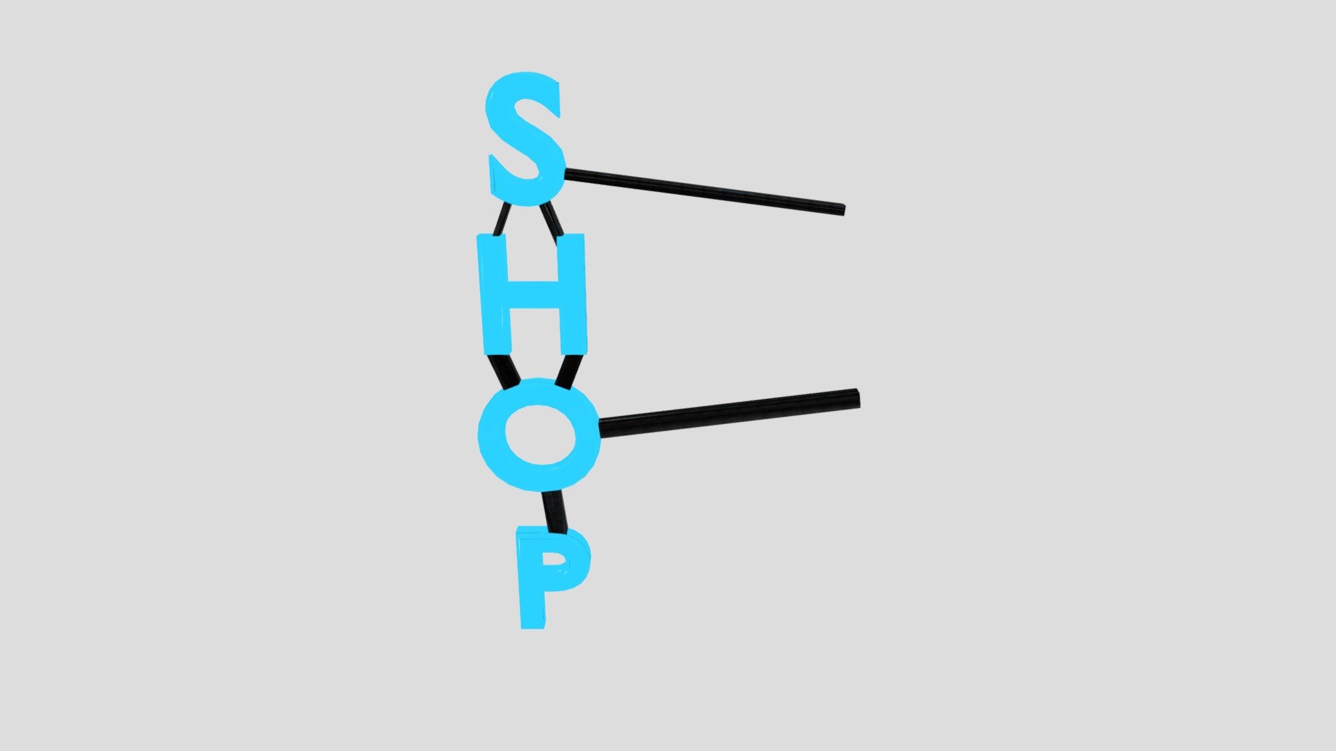 Shop sign - 3D model by joarnt [d7c101c] - Sketchfab