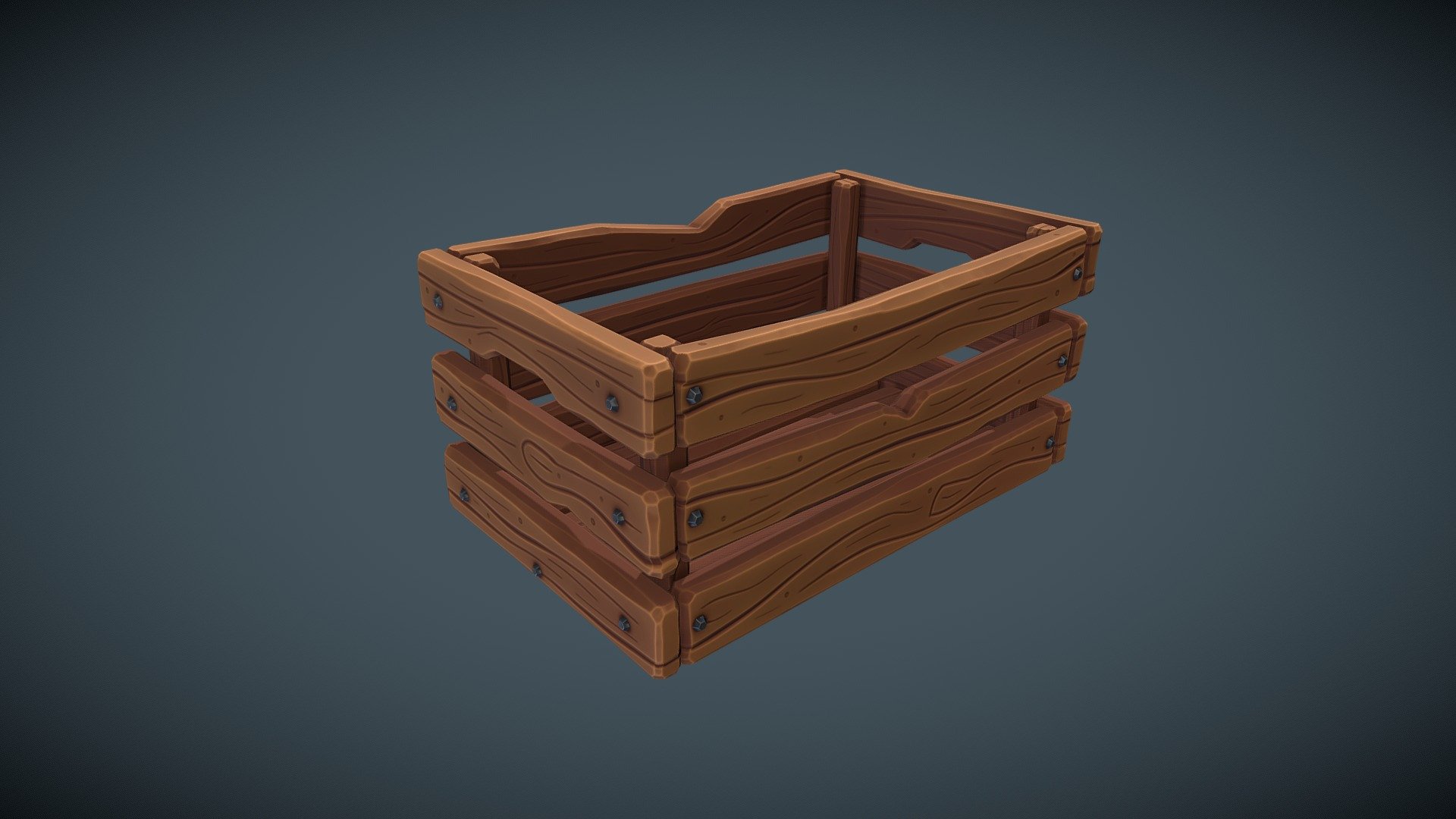 Stylized Crate - Buy Royalty Free 3D model by MatCrea3D [d7c29ac] - Sketchfab Store