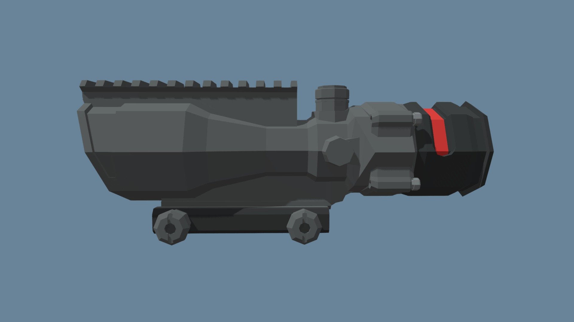 Trijicon ACOG 6x48 BAC Riflescope (Low-Poly) - Download Free 3D model ...