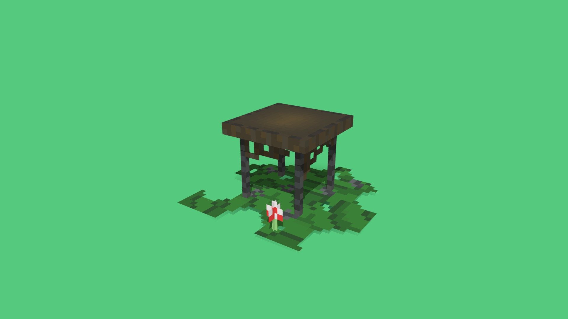 Minecraft table model - 3D model by Guilherme (@oguilhermeon) [d7c3cd9 ...