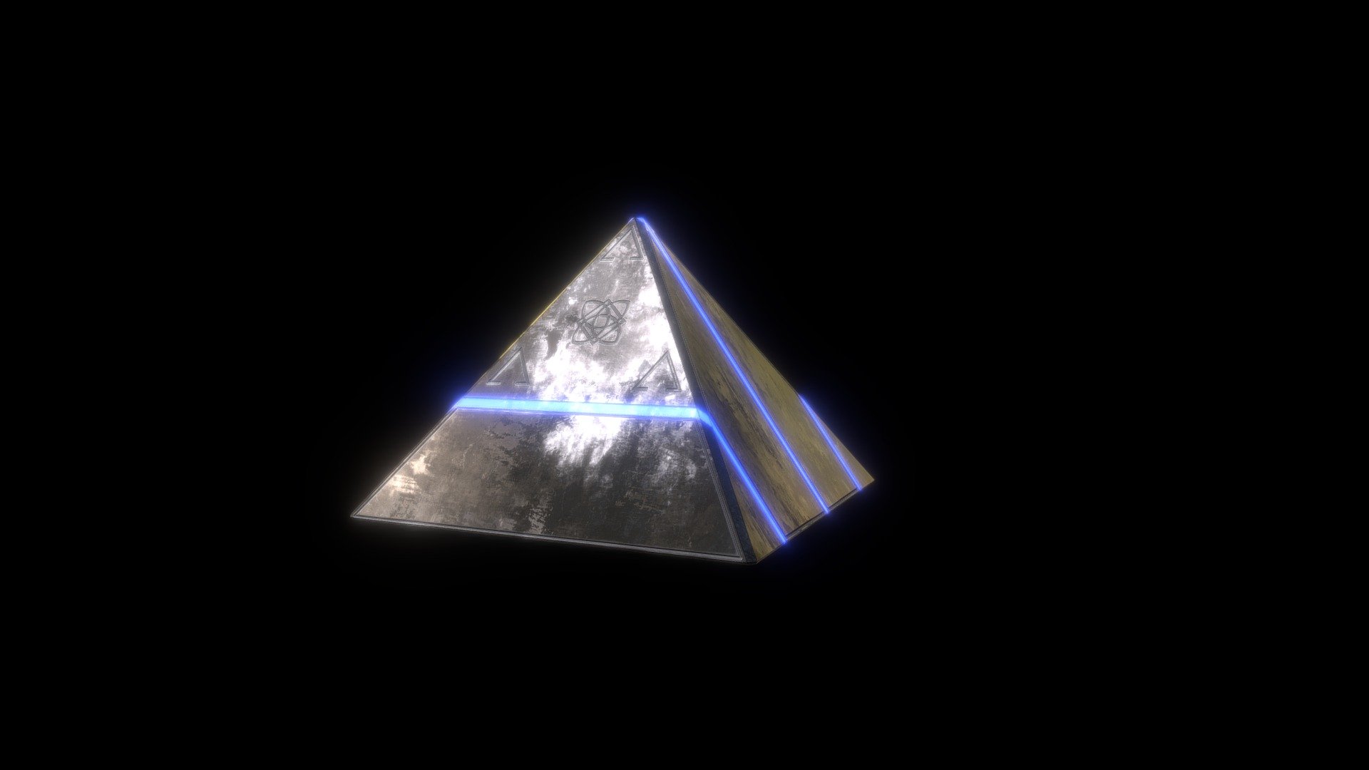 Pyramid Relic Sci-Fi Free - Download Free 3D model by AMMediaGames ...